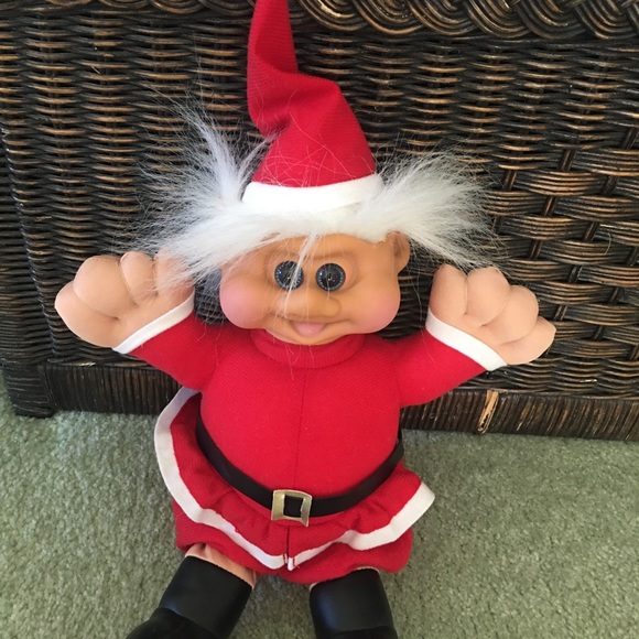 International Teddy Bear Co | Other | Vintage Santa Troll Doll | Poshmark